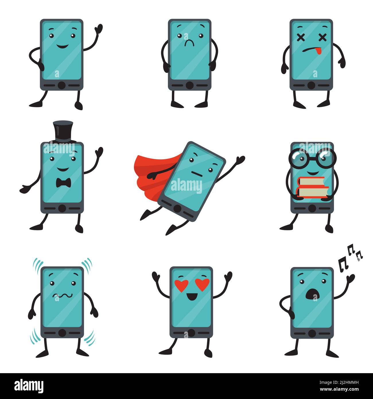 Broken smartphone vector vector vectors hi-res stock photography and ...