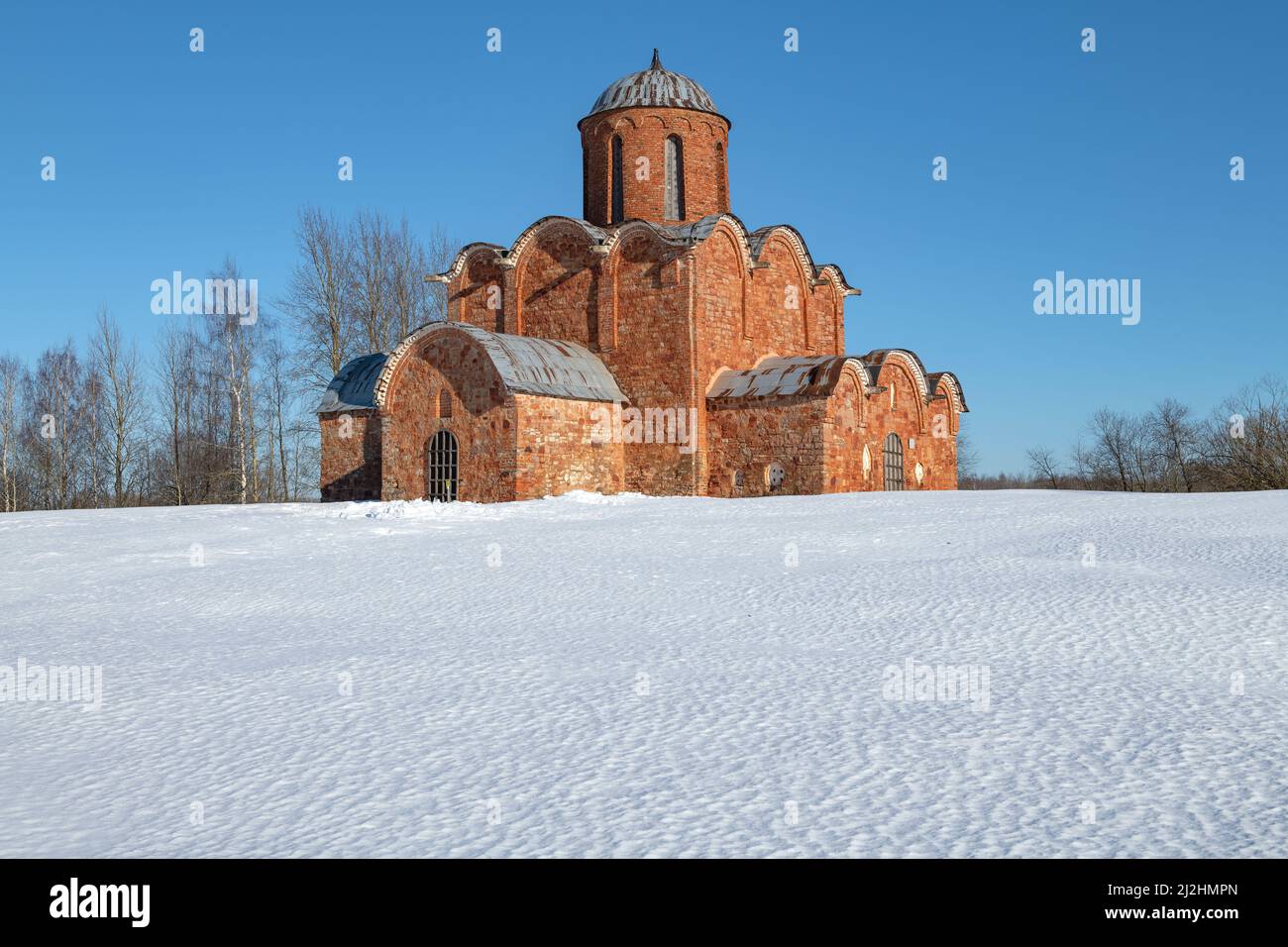 View of the medieval Church of the Transfiguration of the Savior on ...
