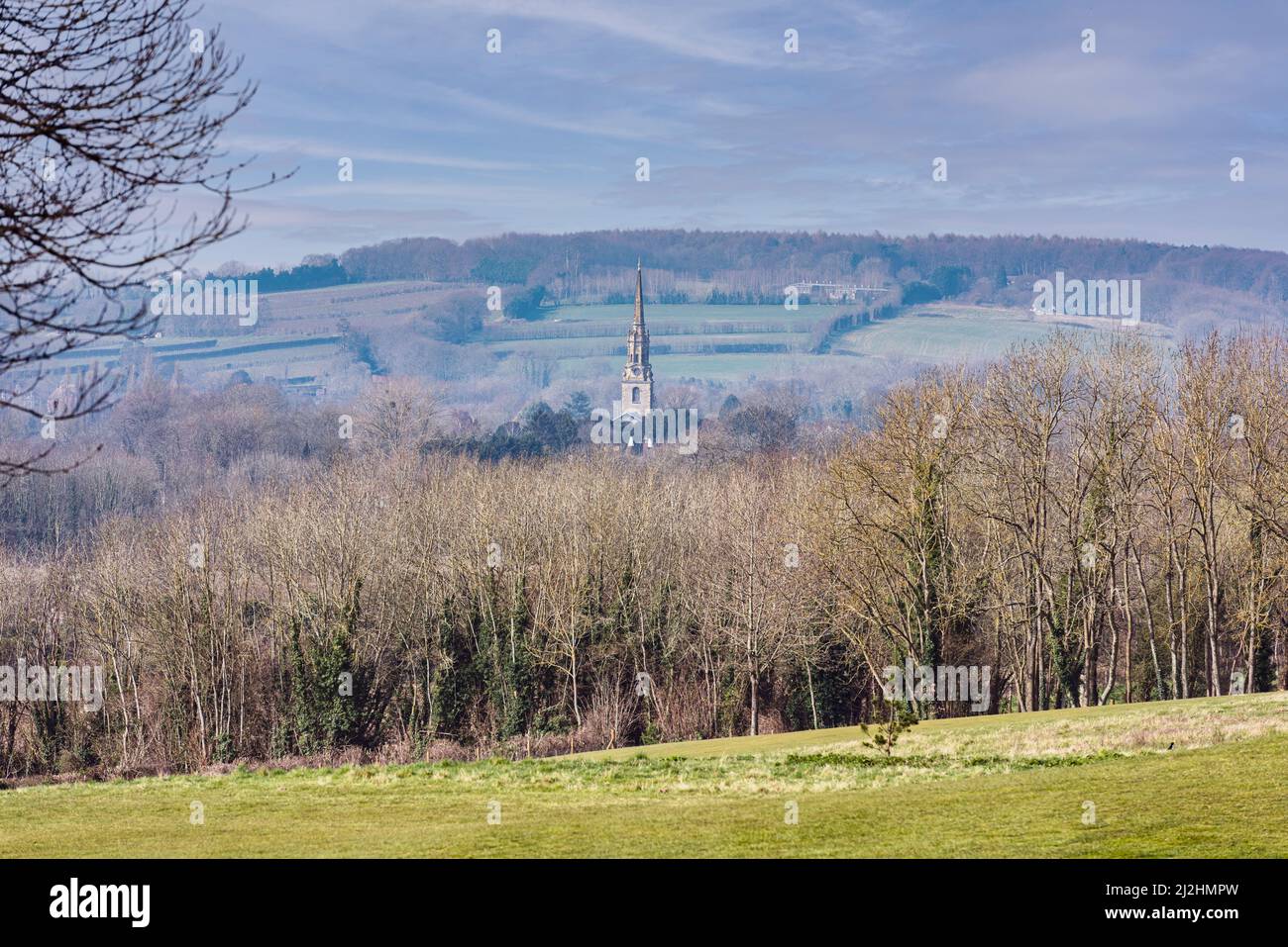 Mereworth Church near Maidstone in Kent, England Stock Photo - Alamy