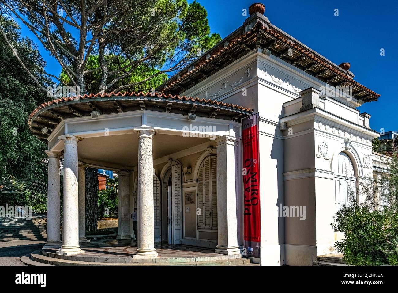 Republika Hrvatska, Croazia, Istria, Abbazia, Opatija. Padiglione delle ...
