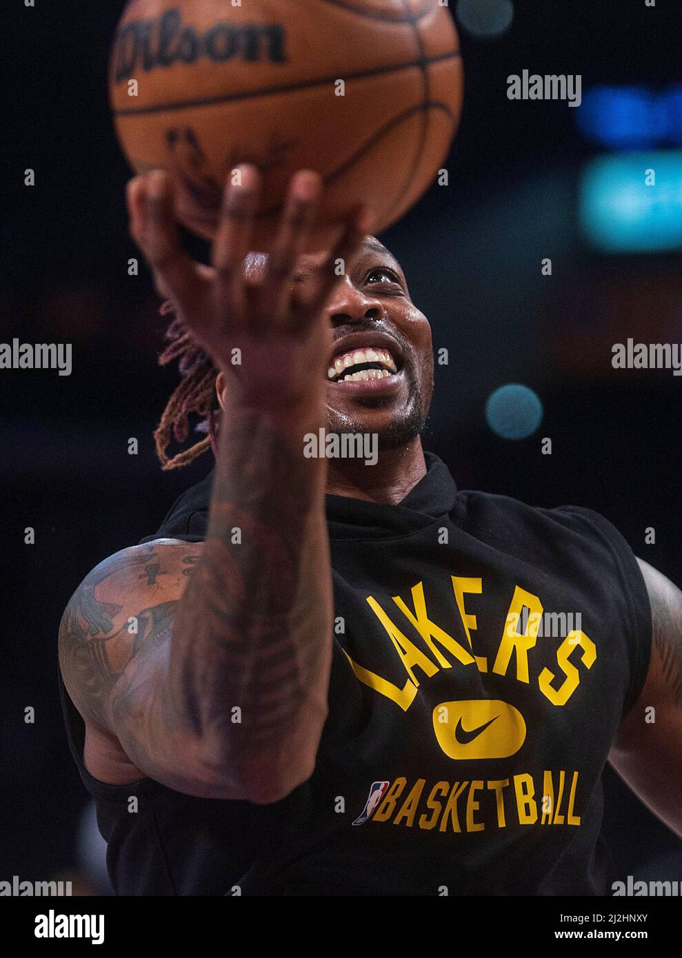 April 1, 2022, Los Angeles, California, USA: Dwight Howard #39 of the ...