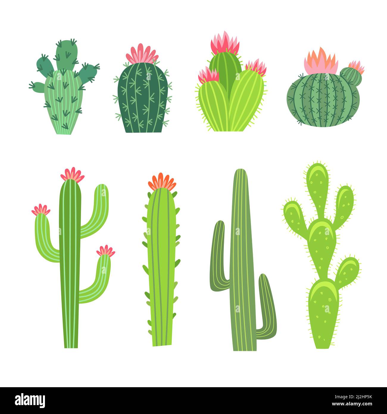 Big and small plants Stock Vector Images - Alamy