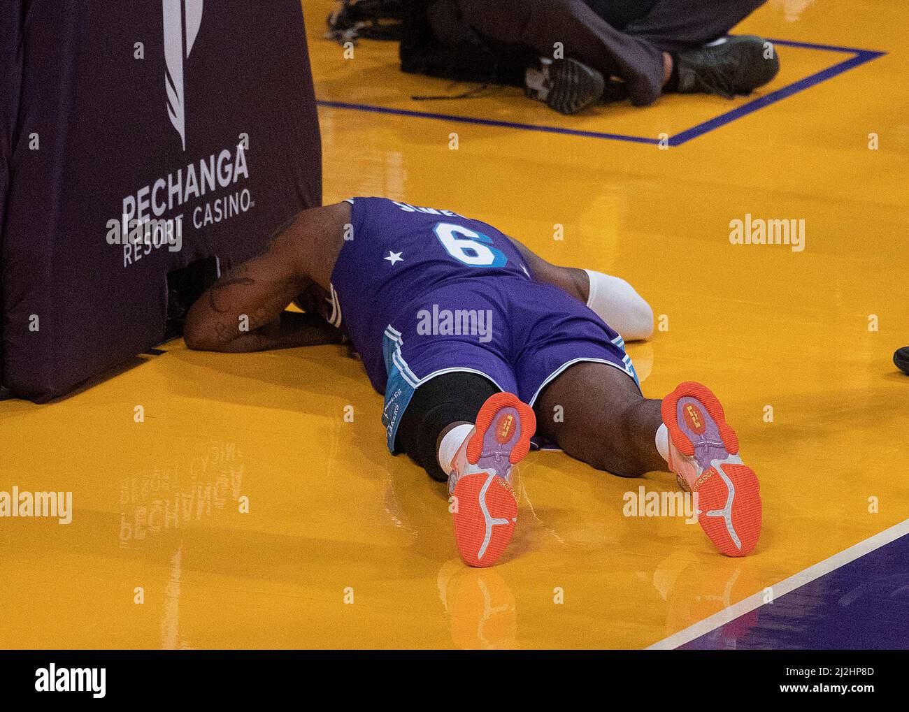 April 1, 2022, Los Angeles, California, USA: LeBron James #6 of the Los ...