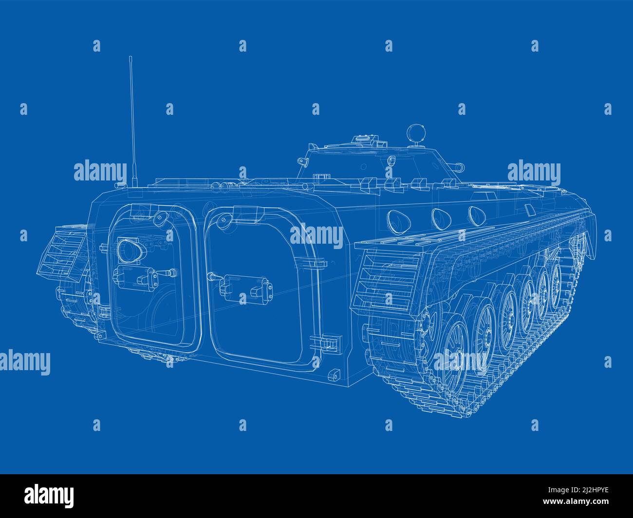 Infantry fighting vehicle. Vector Stock Vector Image & Art - Alamy