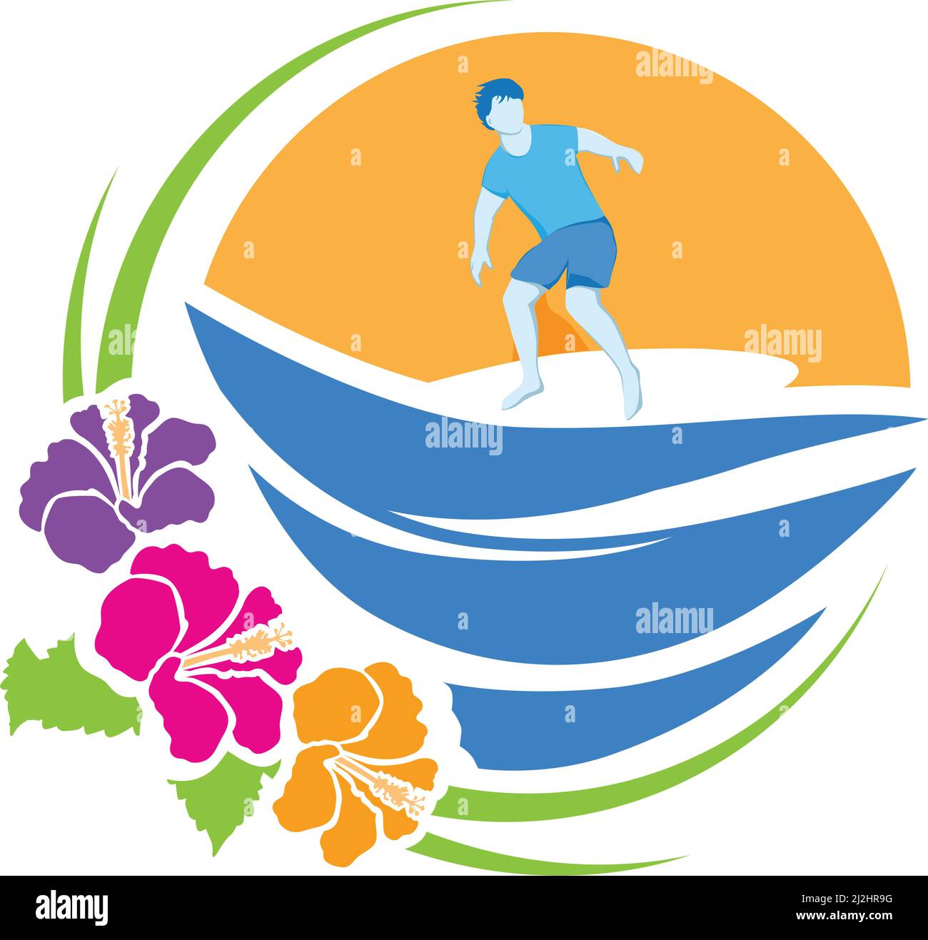 surfer, vector icon Stock Vector Image & Art - Alamy