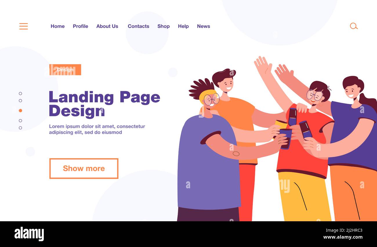 Funny guy having fun Stock Vector Images - Alamy