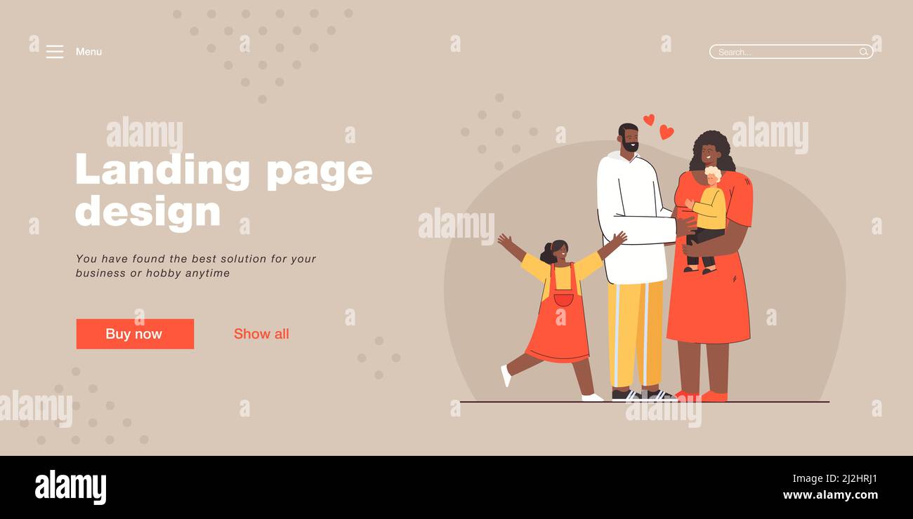 Family welcoming foster child. Black woman holding white boy. Everyone ...