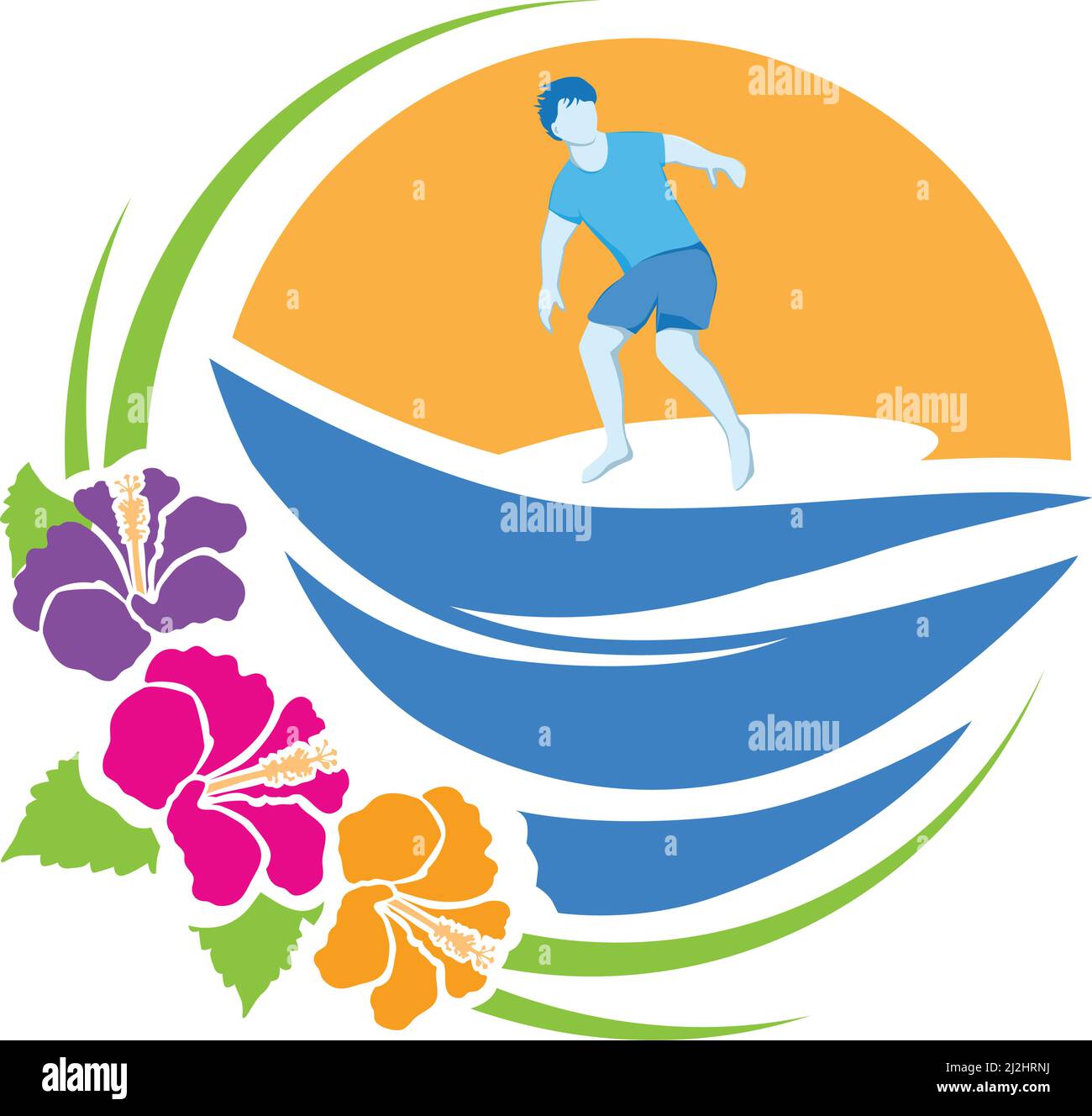 surfer, vector icon Stock Vector Image & Art - Alamy