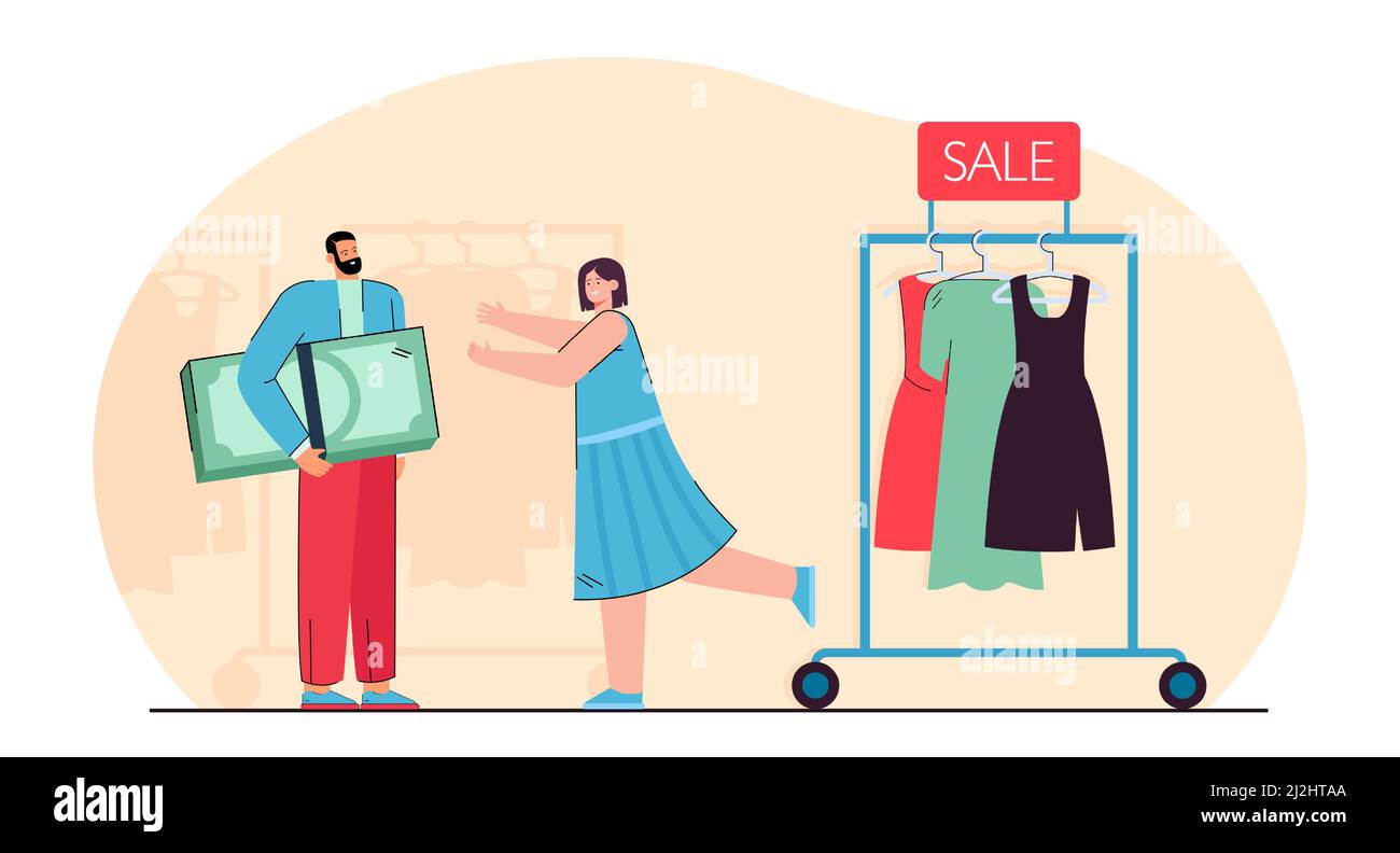 Shopping mall wardrobe Stock Vector Images - Alamy