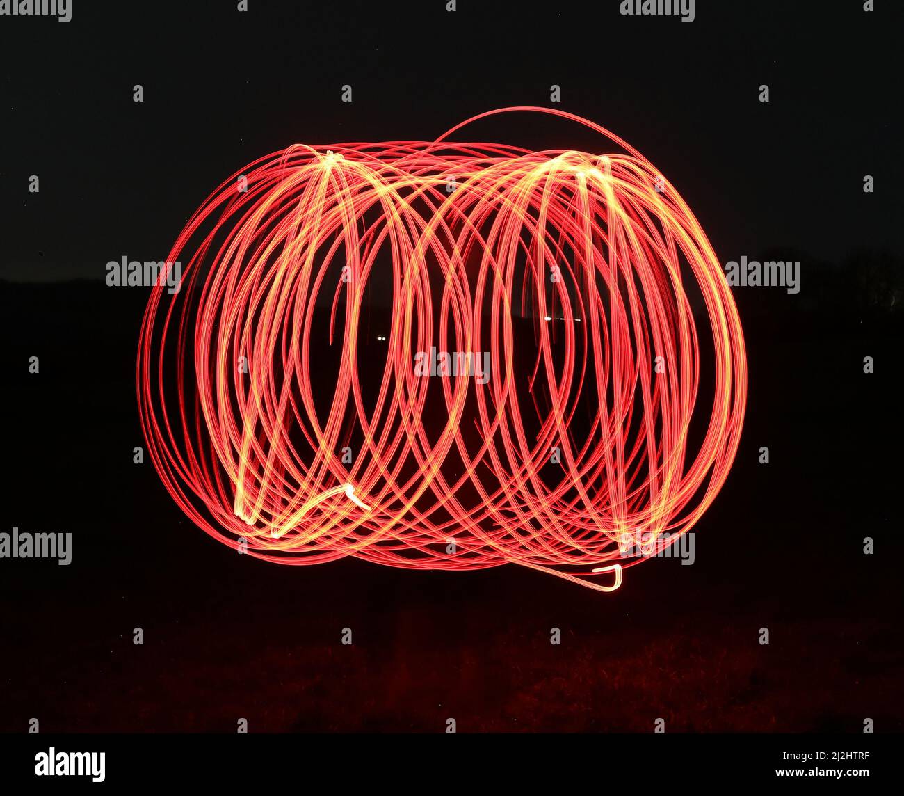 Light photography - red rings Stock Photo - Alamy