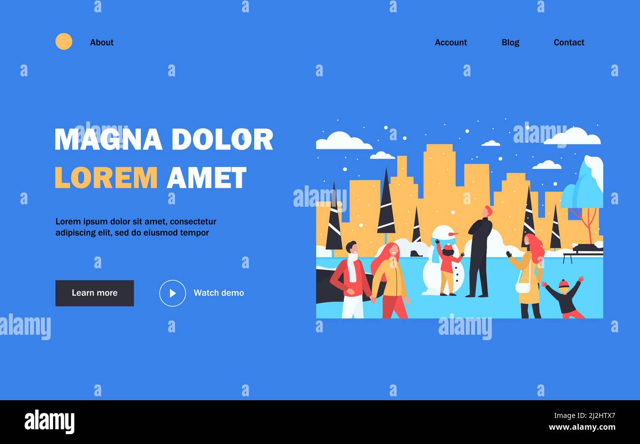 Kid ice skating in Stock Vector Images - Alamy