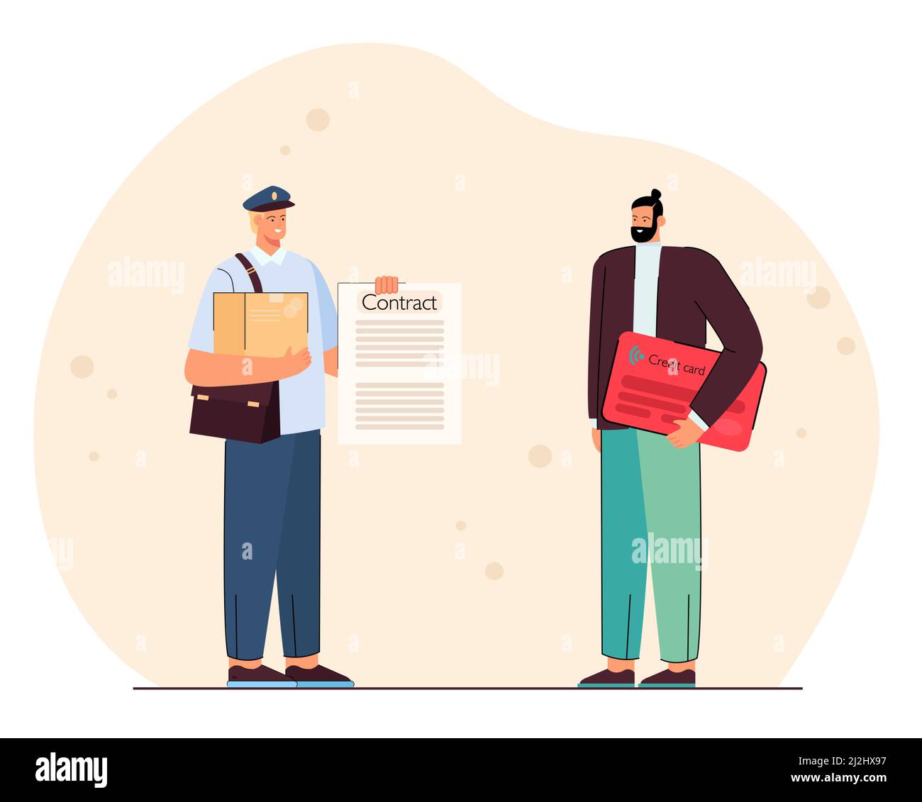 Contract package Stock Vector Images - Alamy