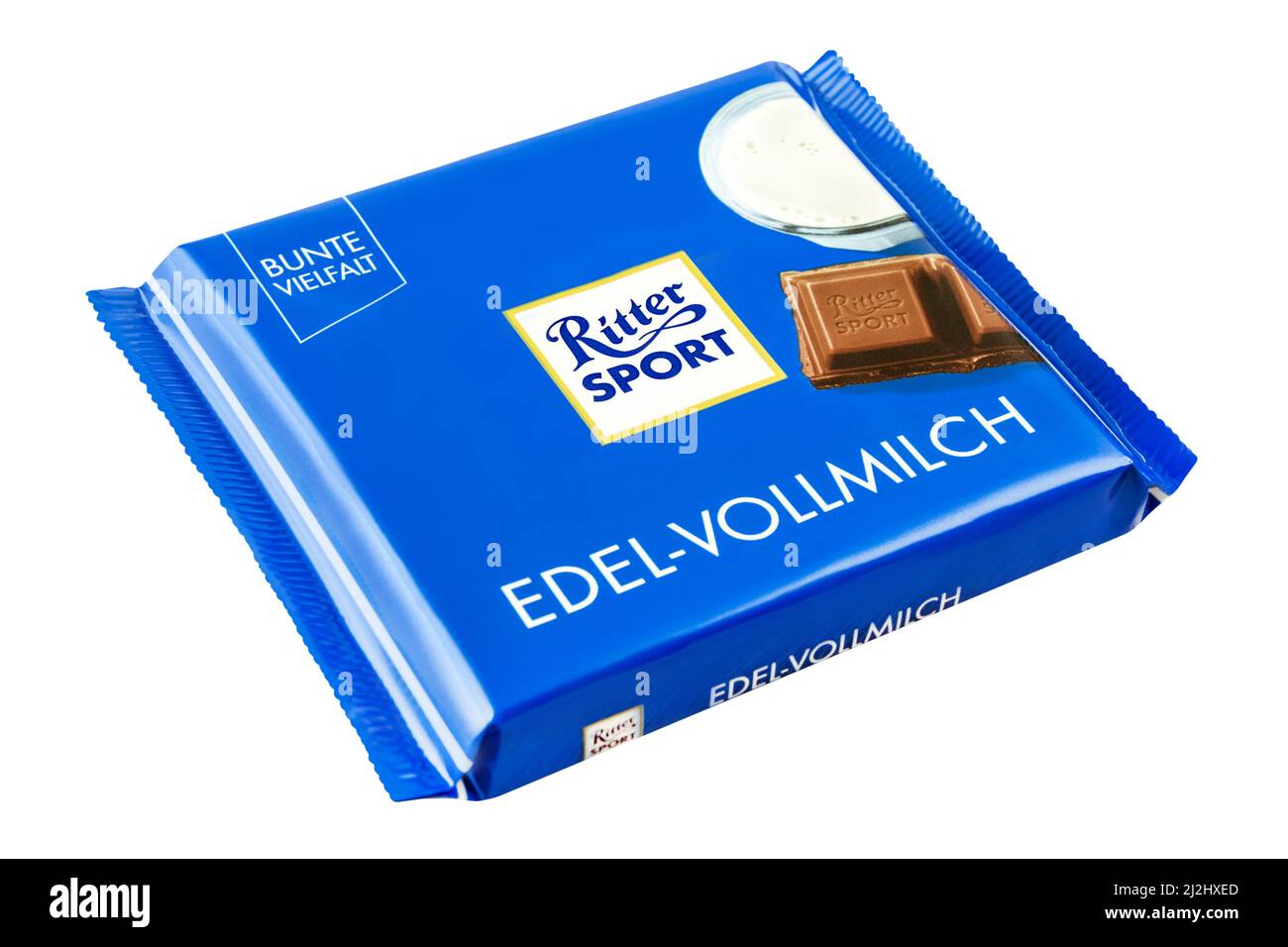 Hamburg, Germany - March 28 2022: Ritter Sport Chocolate isolated on ...