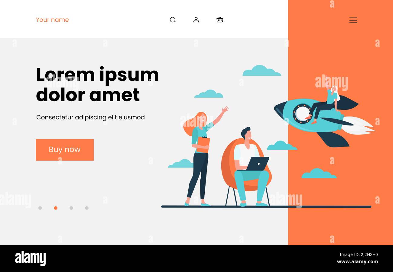 Project startup Stock Vector Images - Alamy