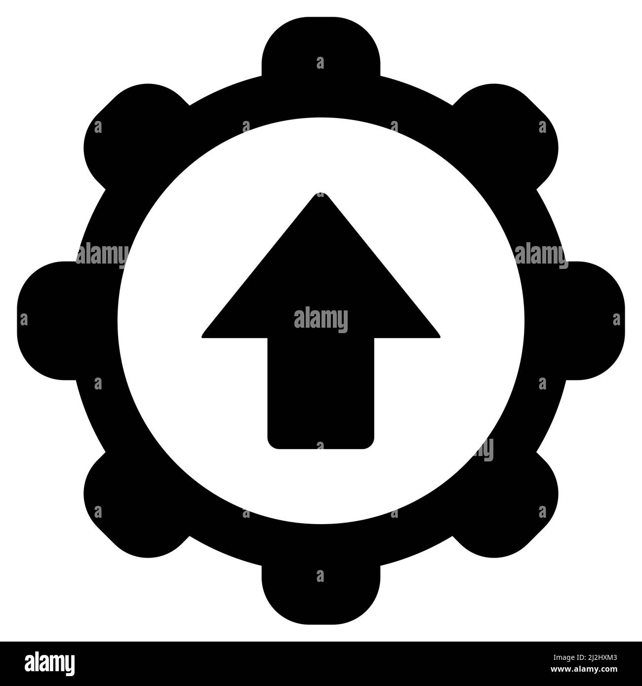 Settings arrow up Cut Out Stock Images & Pictures - Alamy