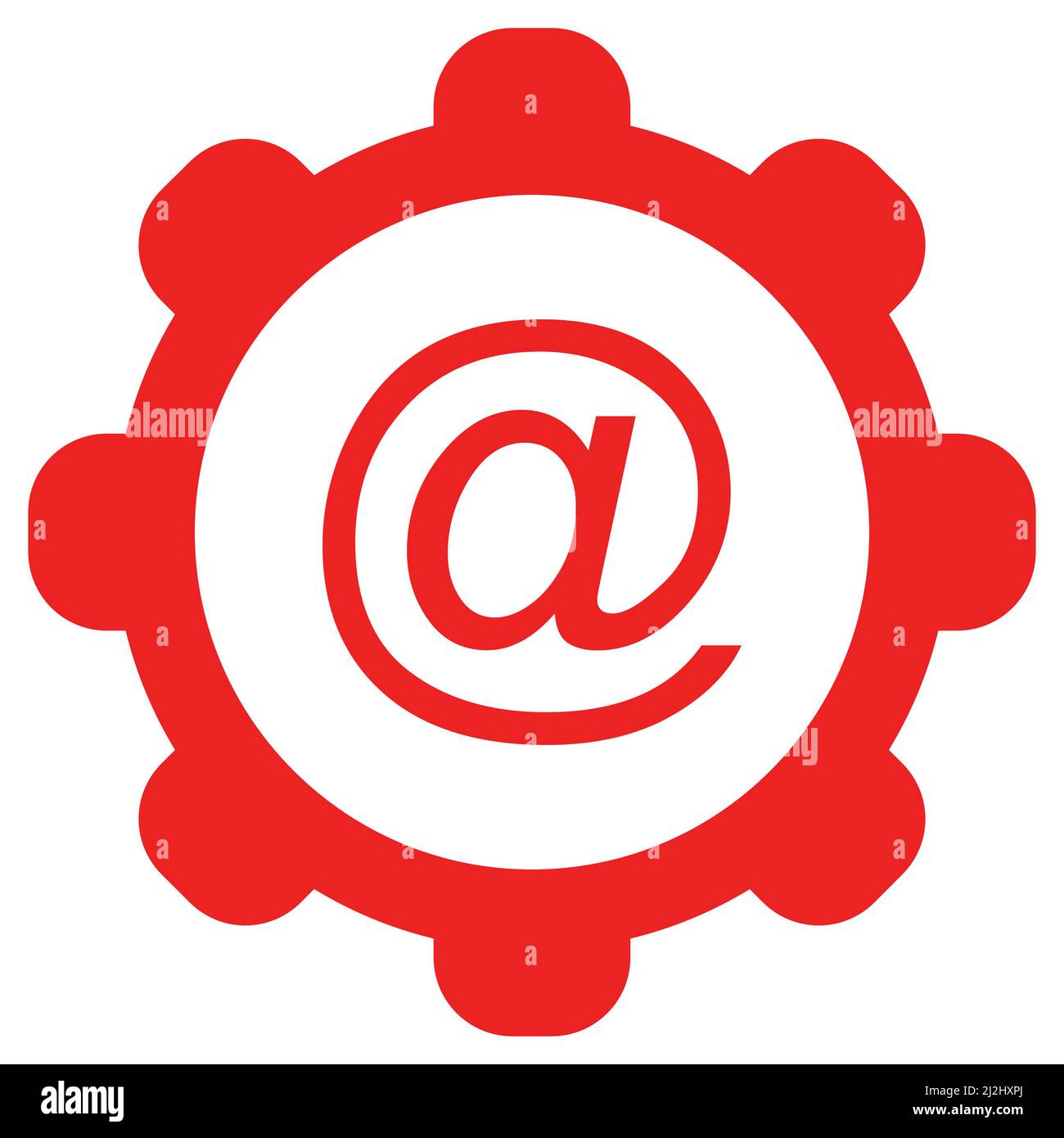 E-mail symbol and wheel Stock Photo - Alamy