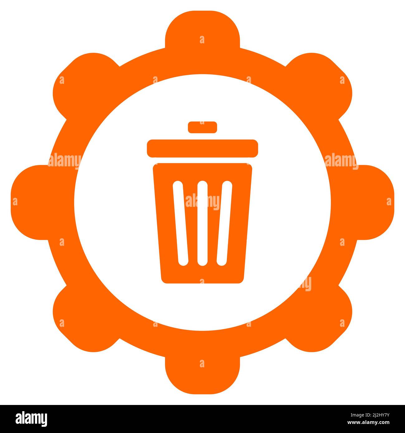 Waste bin and wheel Stock Photo - Alamy