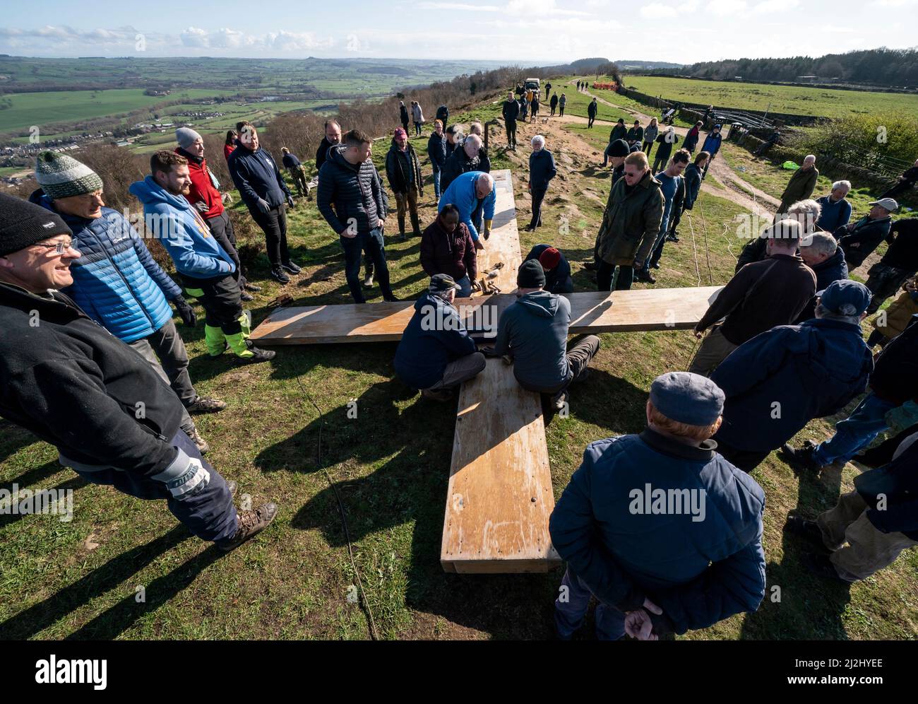 30 foot high cross hi-res stock photography and images - Alamy