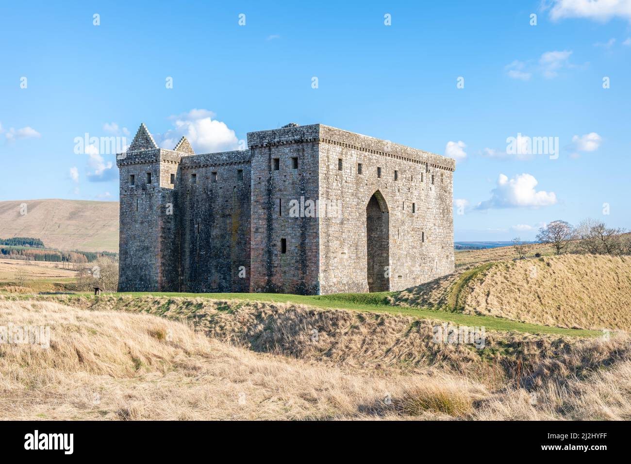 Hermitage Castle, Newcastleton, Scotland Stock Photo - Alamy