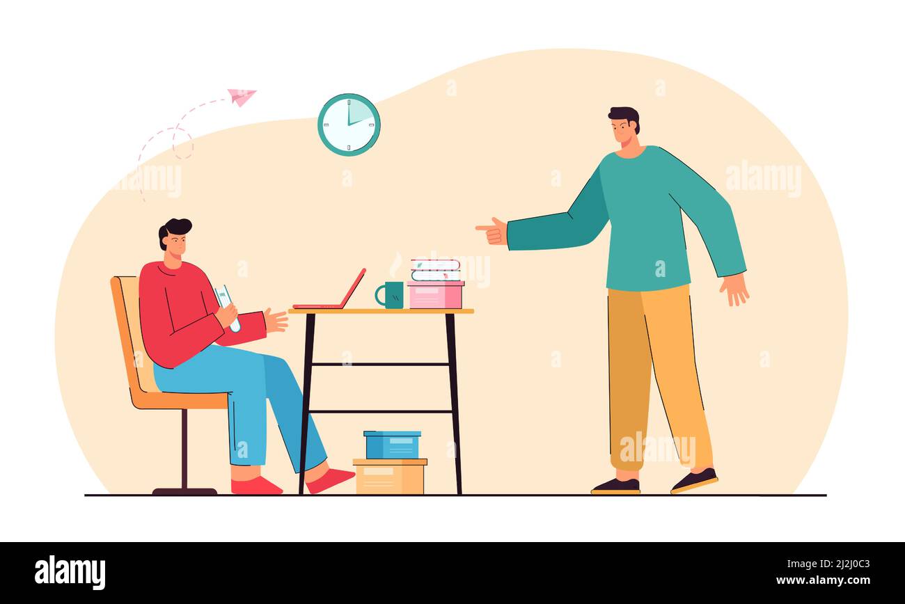 Late flat Stock Vector Images - Alamy