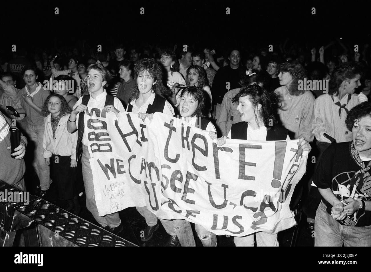 Bros concert at the NEC, Birmingham. 19th December 1988 Stock Photo - Alamy