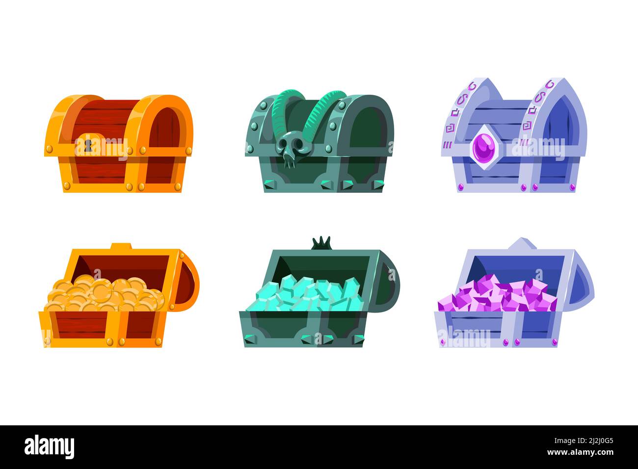 Medieval playing chests illustration hi-res stock photography and ...