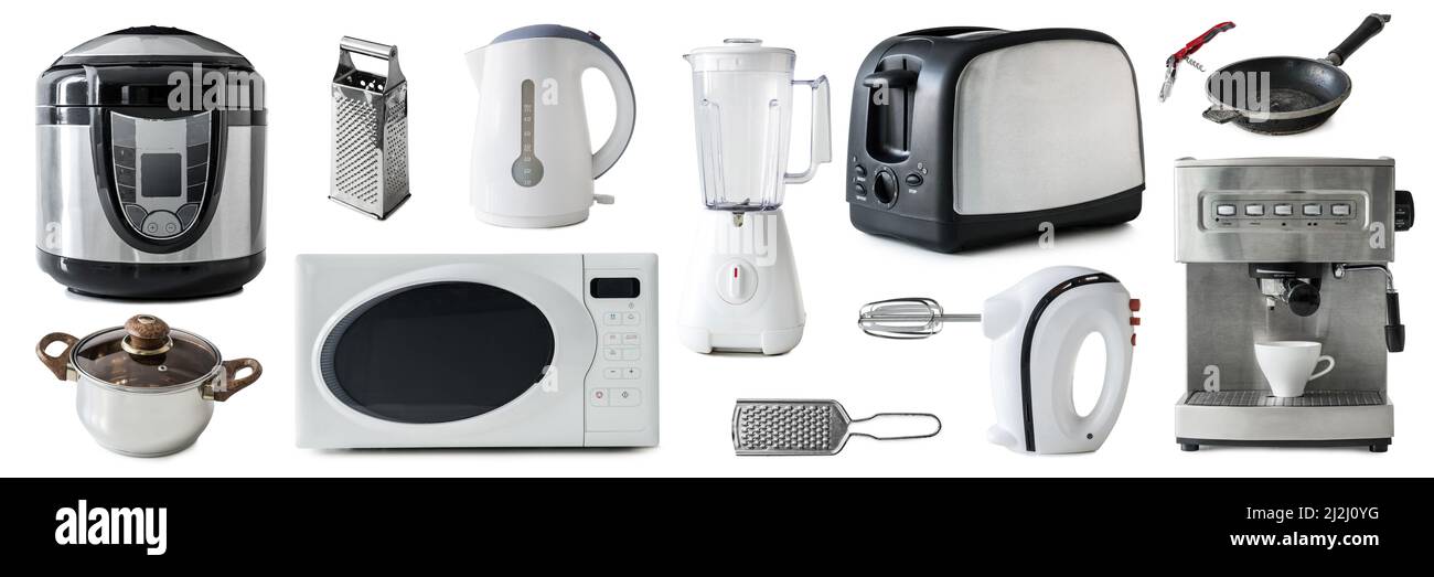 Set kitchen appliance electronics hi-res stock photography and images ...