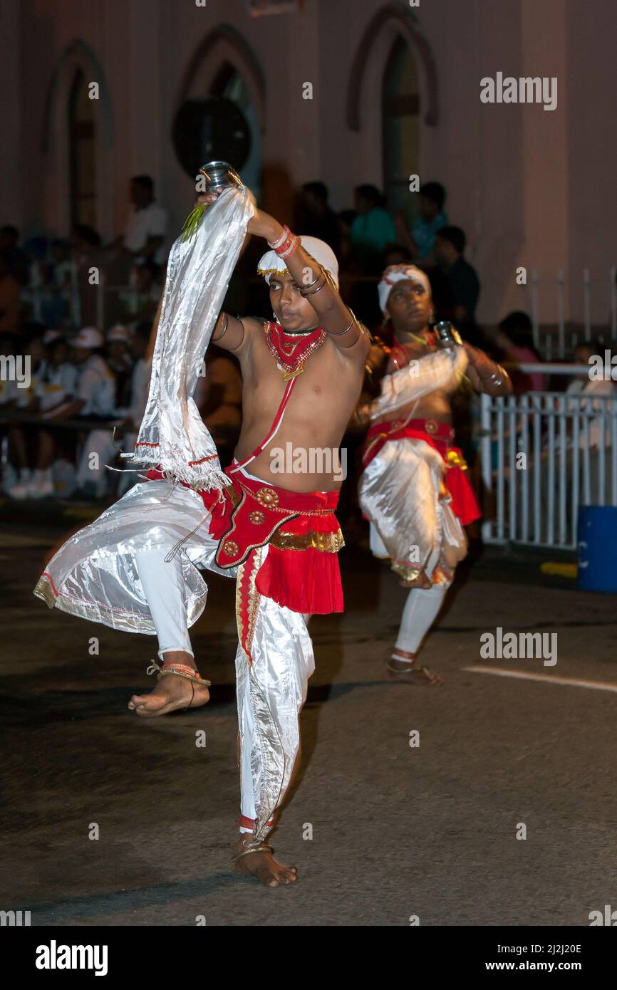 Kothala Padhaya (Dance of Kothala) performers parade during the ...