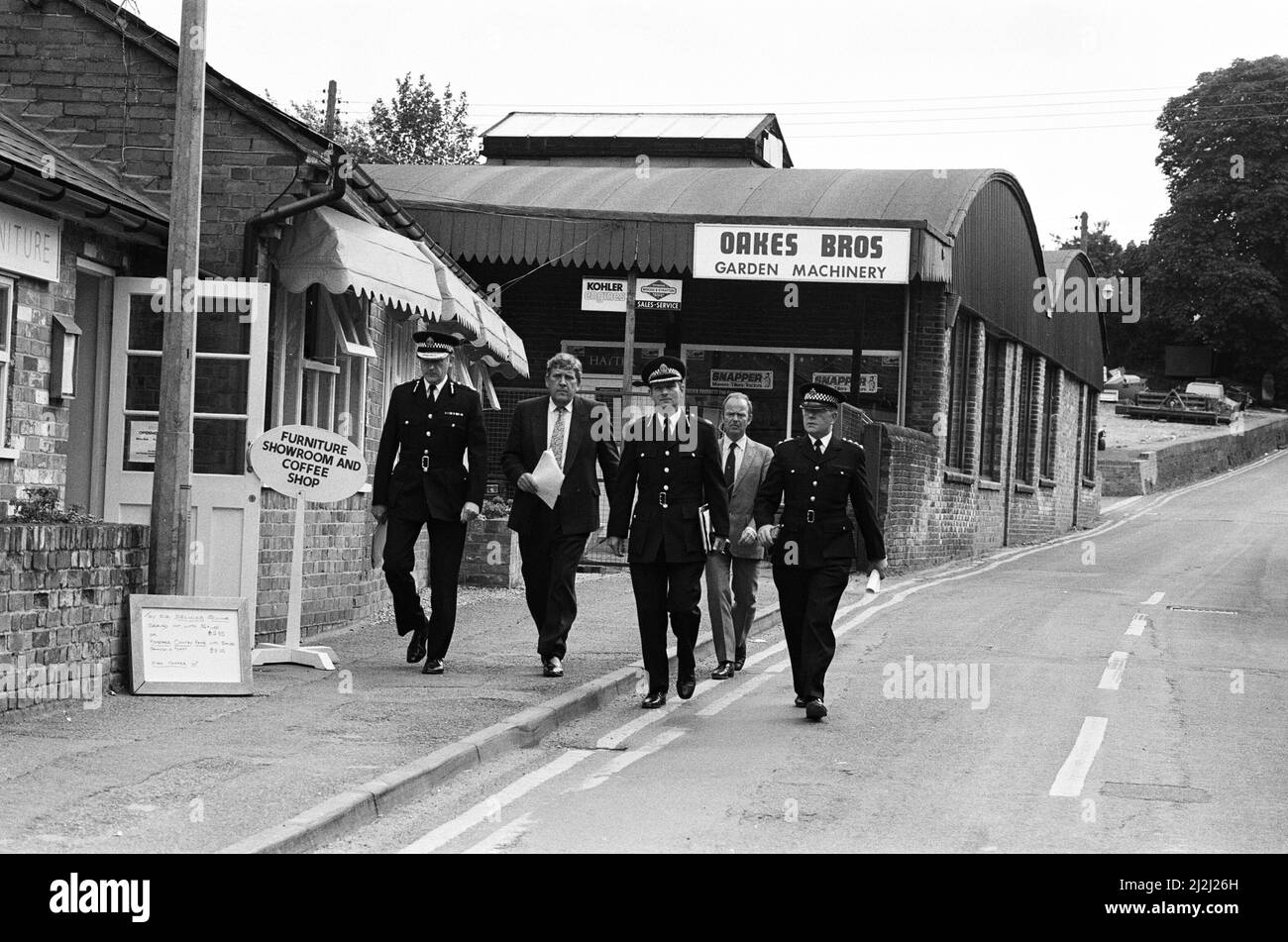 Scenes in Hungerford, Berkshire, following a gun siege in the town the ...