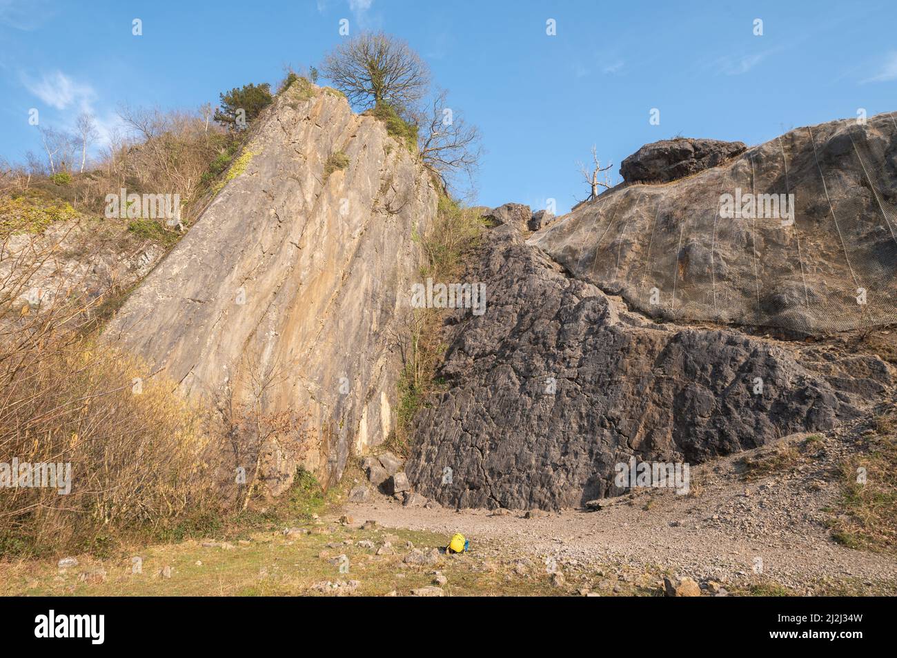 Dinas rock hi-res stock photography and images - Alamy