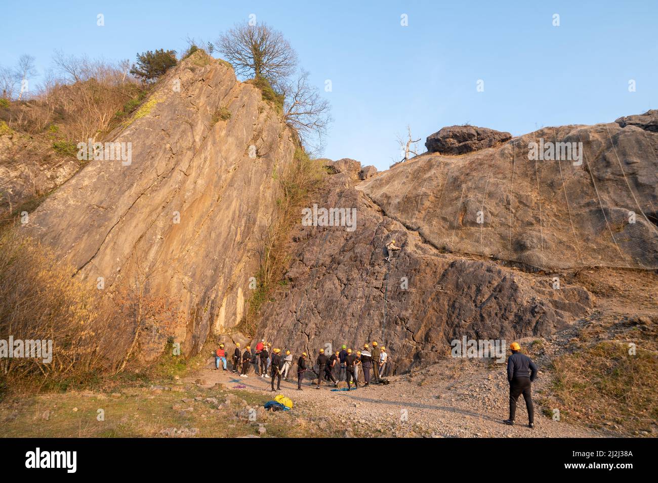 Dinas rock hi-res stock photography and images - Alamy