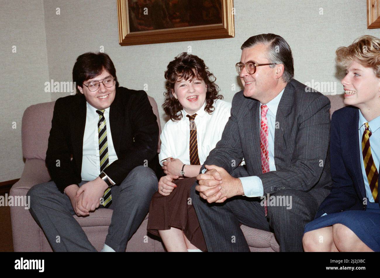 Kenneth Baker, Secretary of State for Education and Science, pictured ...
