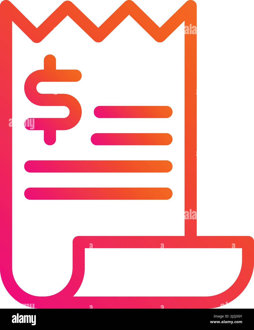 Invoice Vector Icon design Illustration Stock Vector Image & Art - Alamy