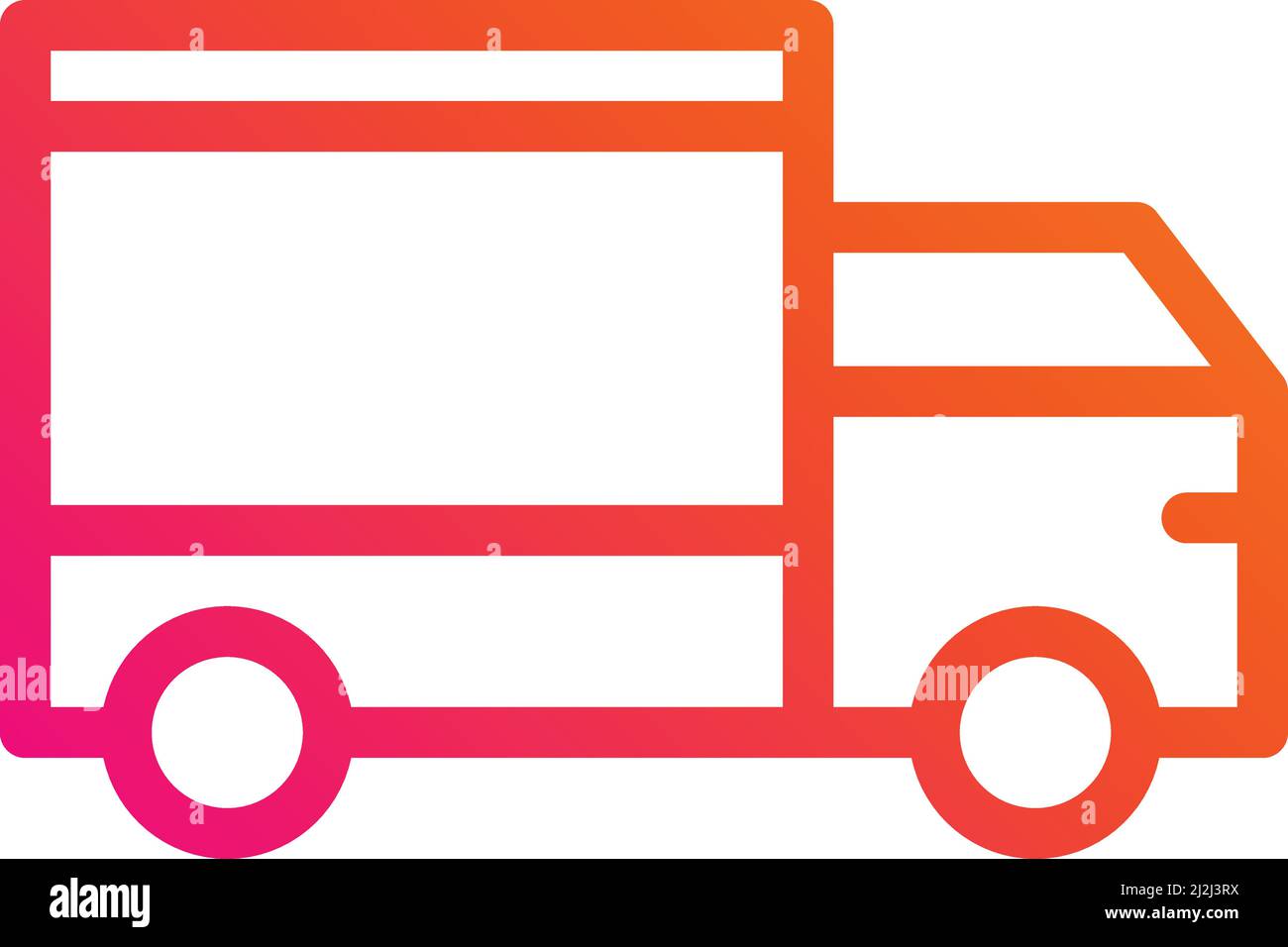 Delivery Truck Vector Icon design Illustration Stock Vector Image & Art ...