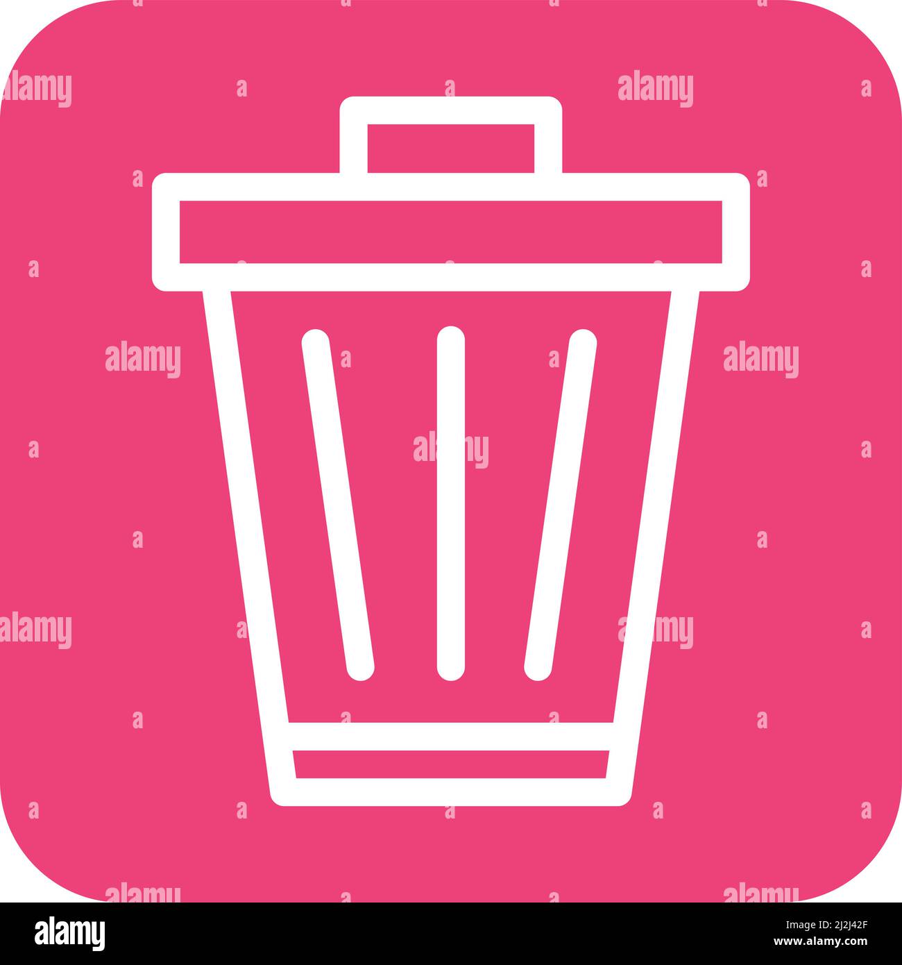 Trash Vector Icon design Illustration Stock Vector Image & Art - Alamy