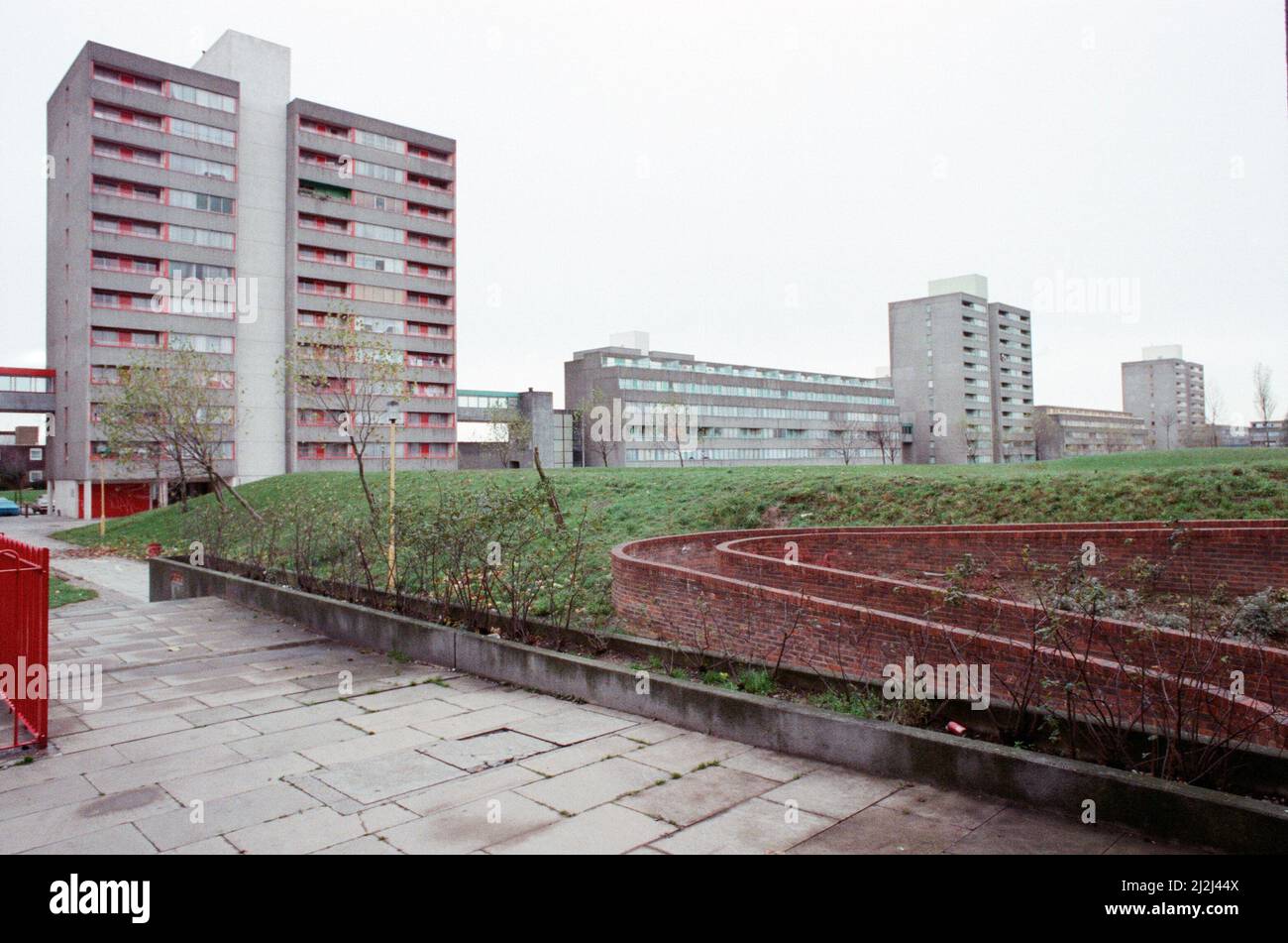 General views of Ferrier housing estate in Kidbrooke, Greenwich, south ...