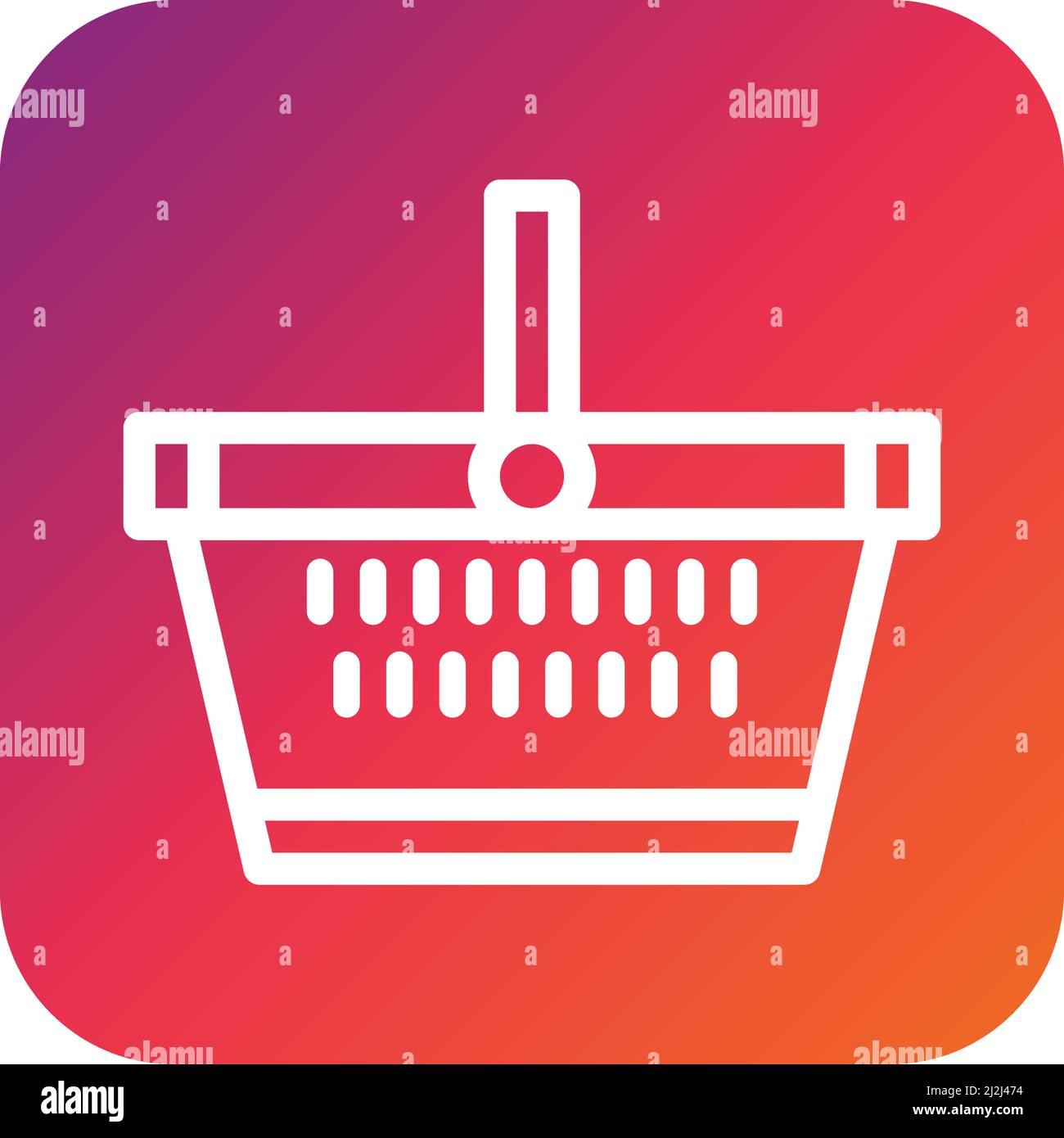 Shopping basket vector hi-res stock photography and images - Alamy