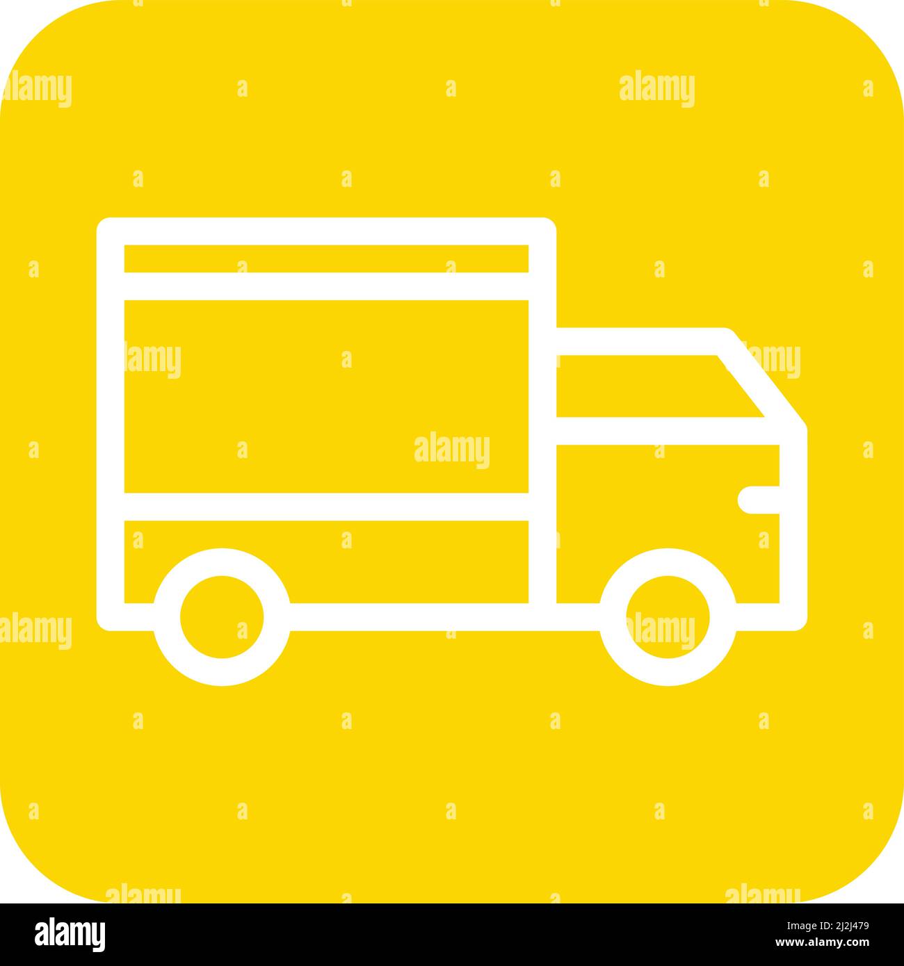 Delivery Truck Vector Icon design Illustration Stock Vector Image & Art ...