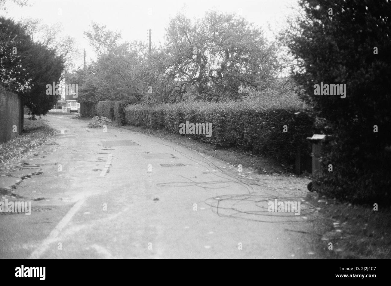 The Great Storm October 1987. Our Picture Shows . . . storm damage ...