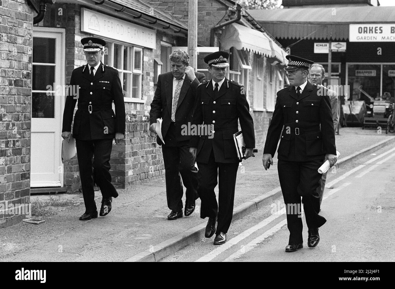 Scenes in Hungerford, Berkshire, following a gun siege in the town the ...