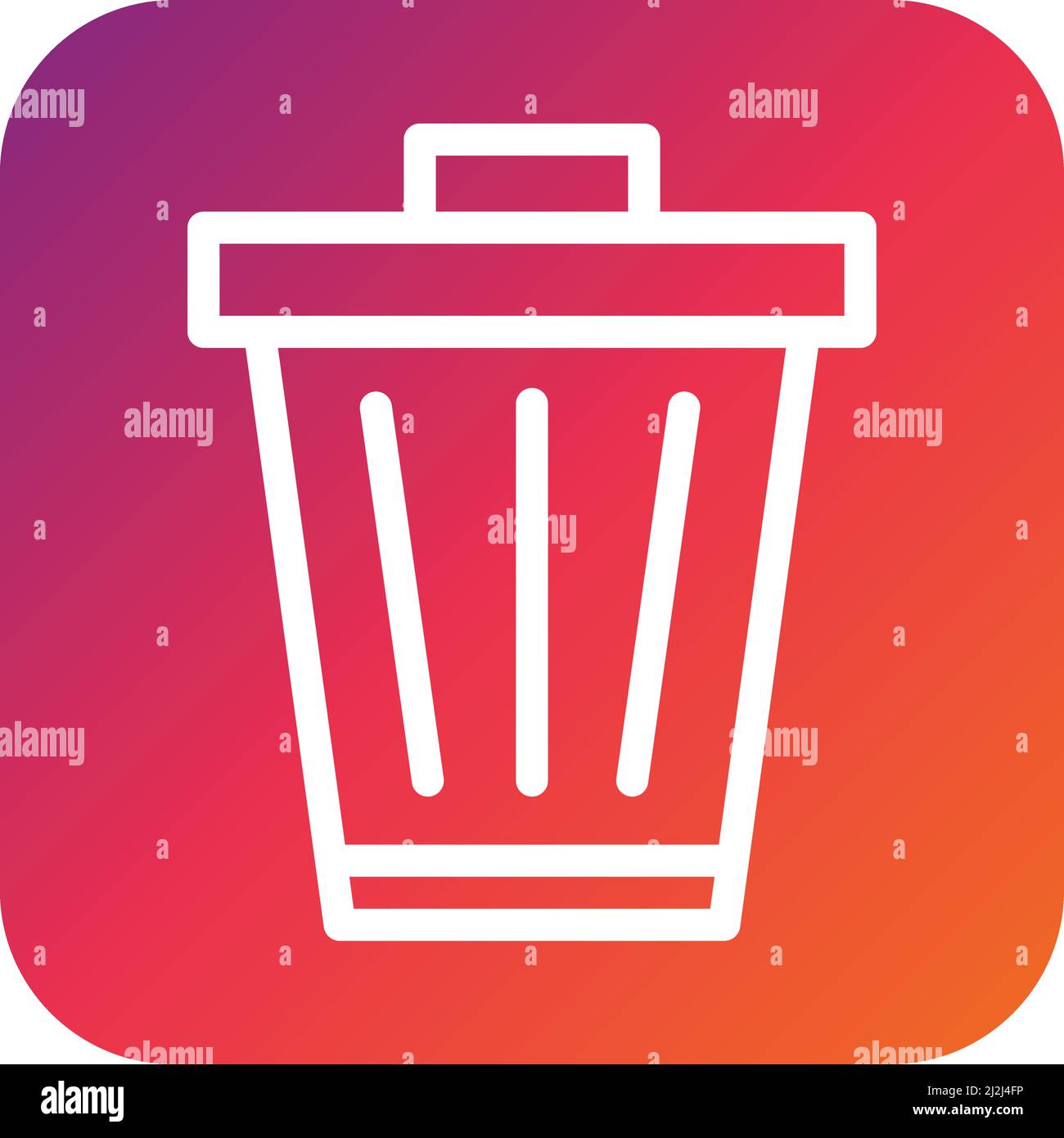 Trash Vector Icon design Illustration Stock Vector Image & Art - Alamy