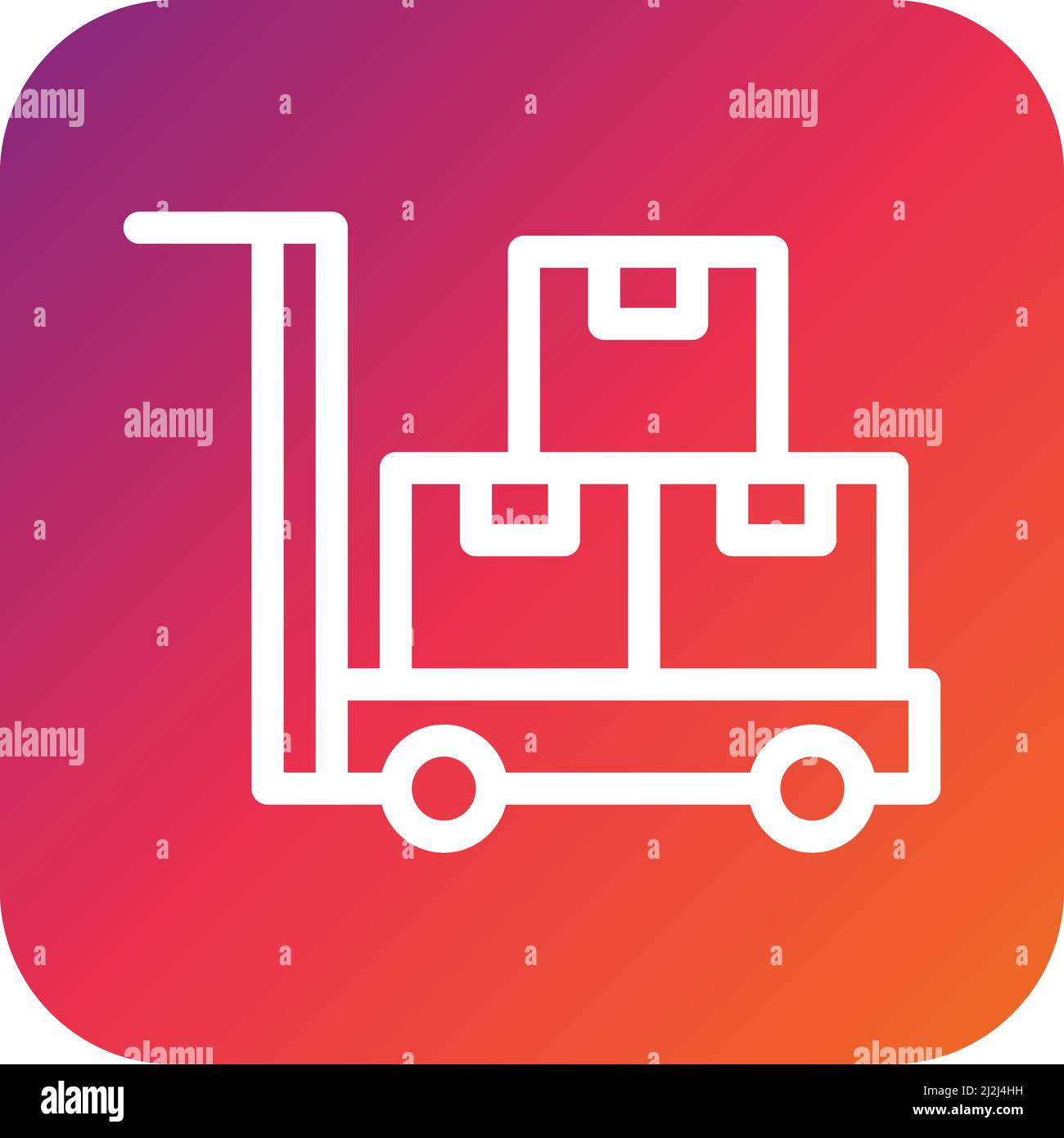 Trolley Vector Icon design Illustration Stock Vector Image & Art - Alamy