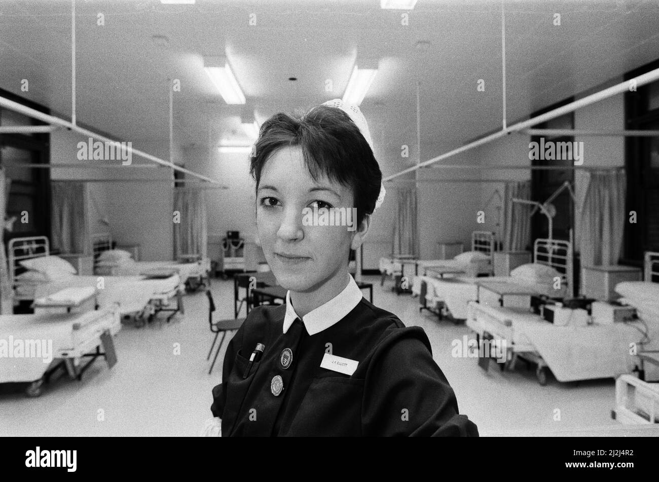 The AIDS ward at Middlesex Hospital which opens 19th January. Sister ...
