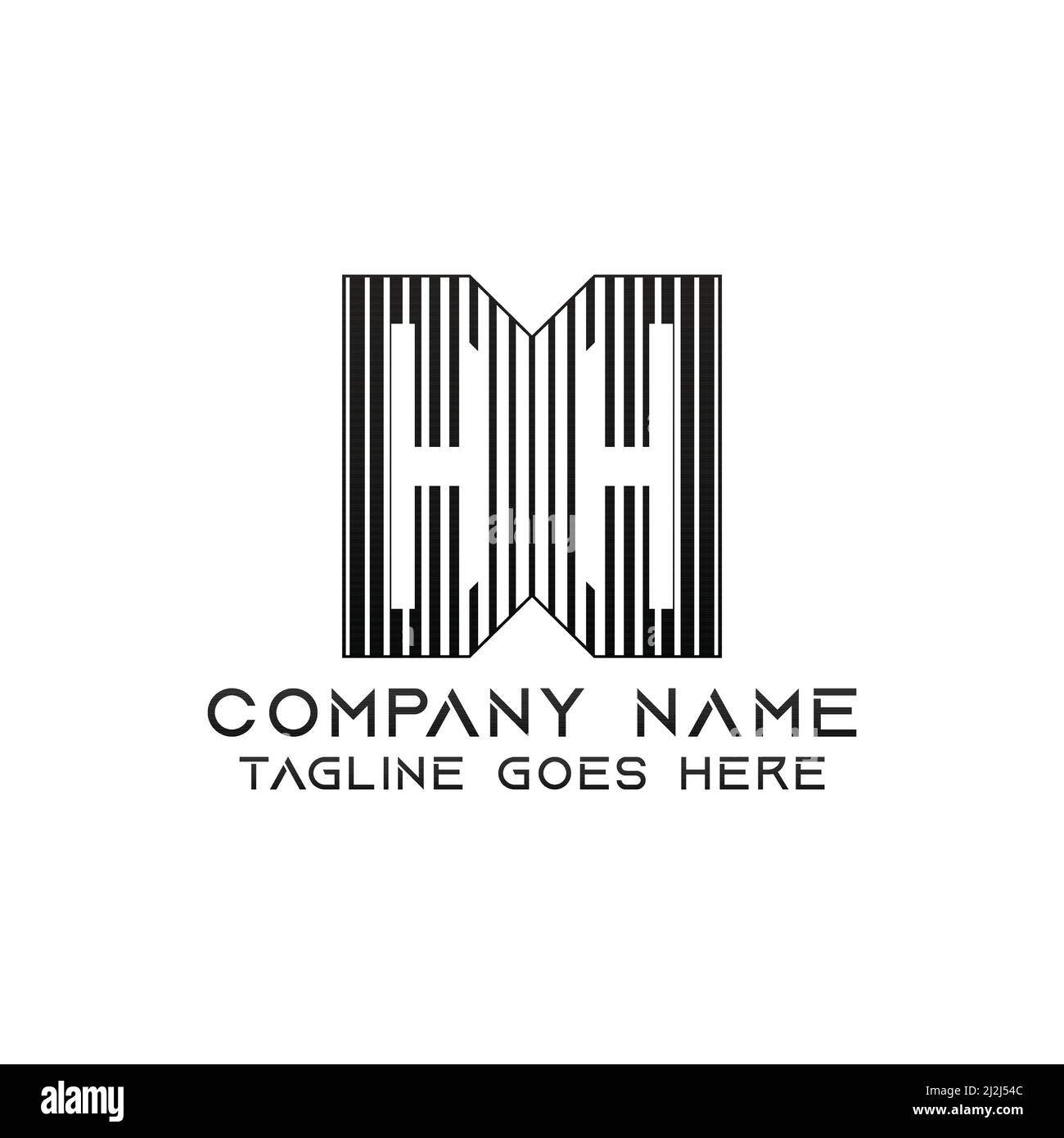 Letter HH logo design template. This logo is very suitable for any kind ...