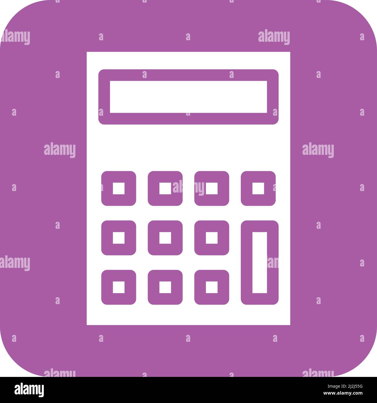 Calculator Vector Icon design Illustration Stock Vector Image & Art - Alamy