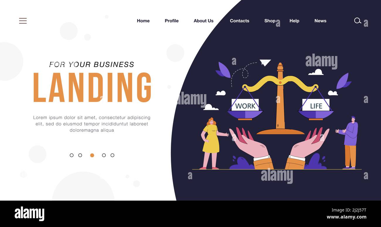 Man balancing life and work on scales. Controlling time for career and ...