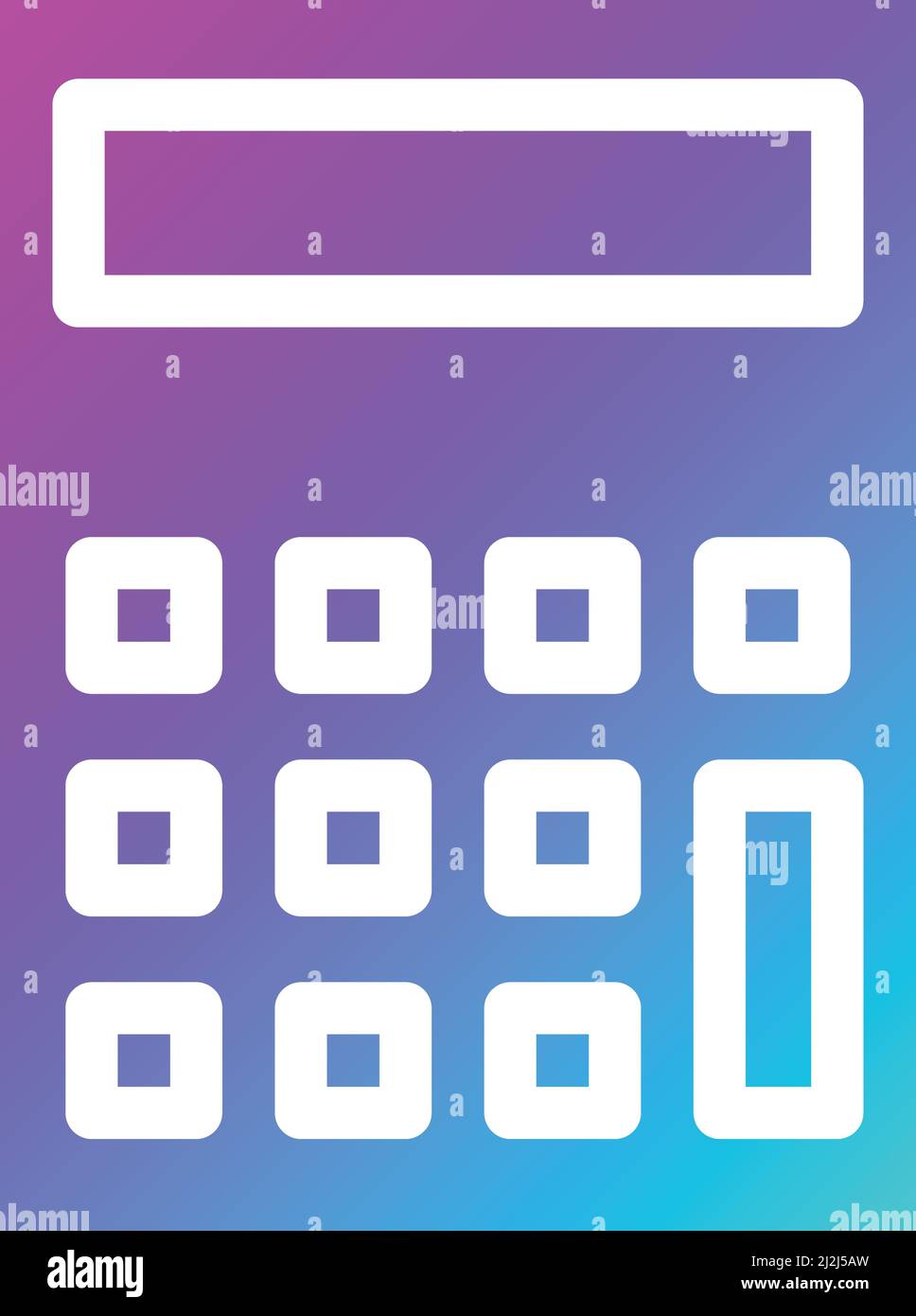 Marketing concept calculator icon Cut Out Stock Images & Pictures - Alamy