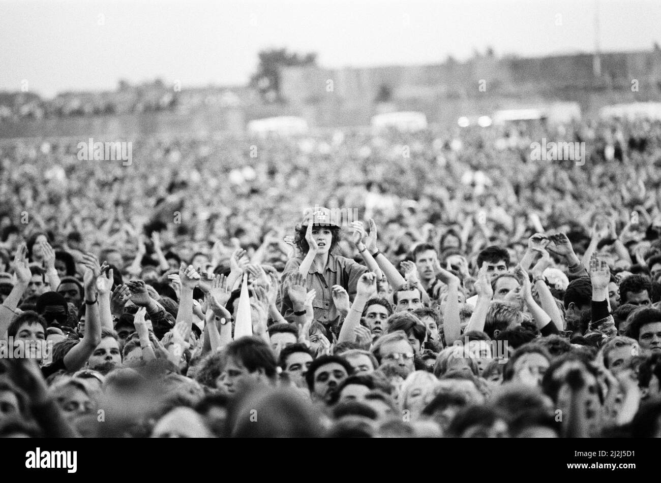 Michael Jackson, Bad Tour 1988, concert at Aintree Racecourse, Aintree ...