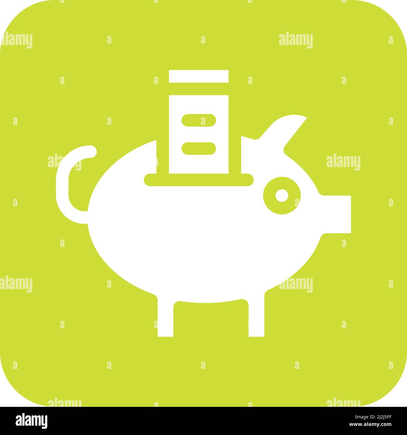 White piggy bank internet Stock Vector Images - Alamy