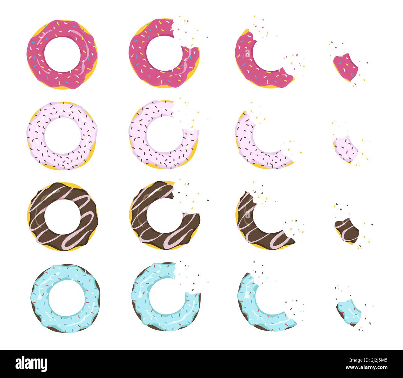 Chocolate ring Stock Vector Images - Alamy